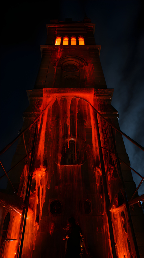 Who dares to enter the orange haunted halloween tower? - Impossible ...