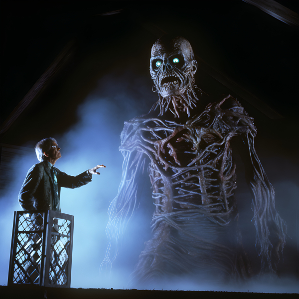Old man summoning terrifying Halloween night monster - Impossible ...