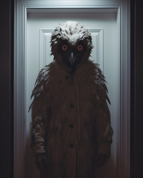 Halloween: The Owl-Man waits for you - Impossible Images - Unique stock ...