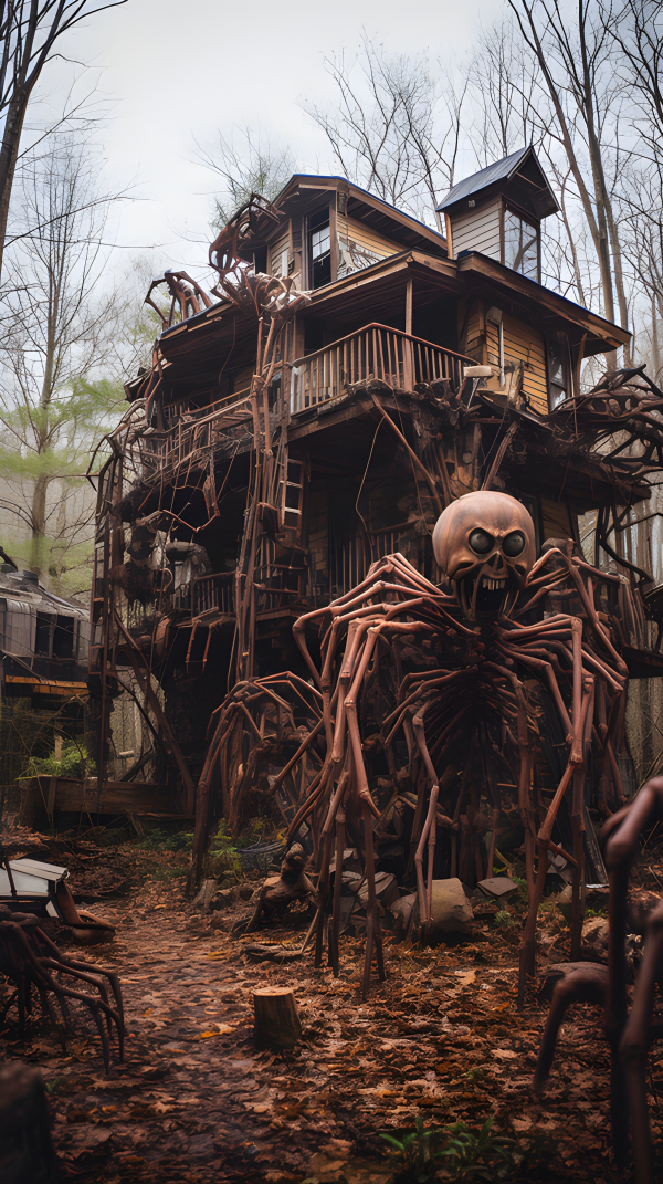 Halloween: Disturbing spider creatures invading your treehouse ...