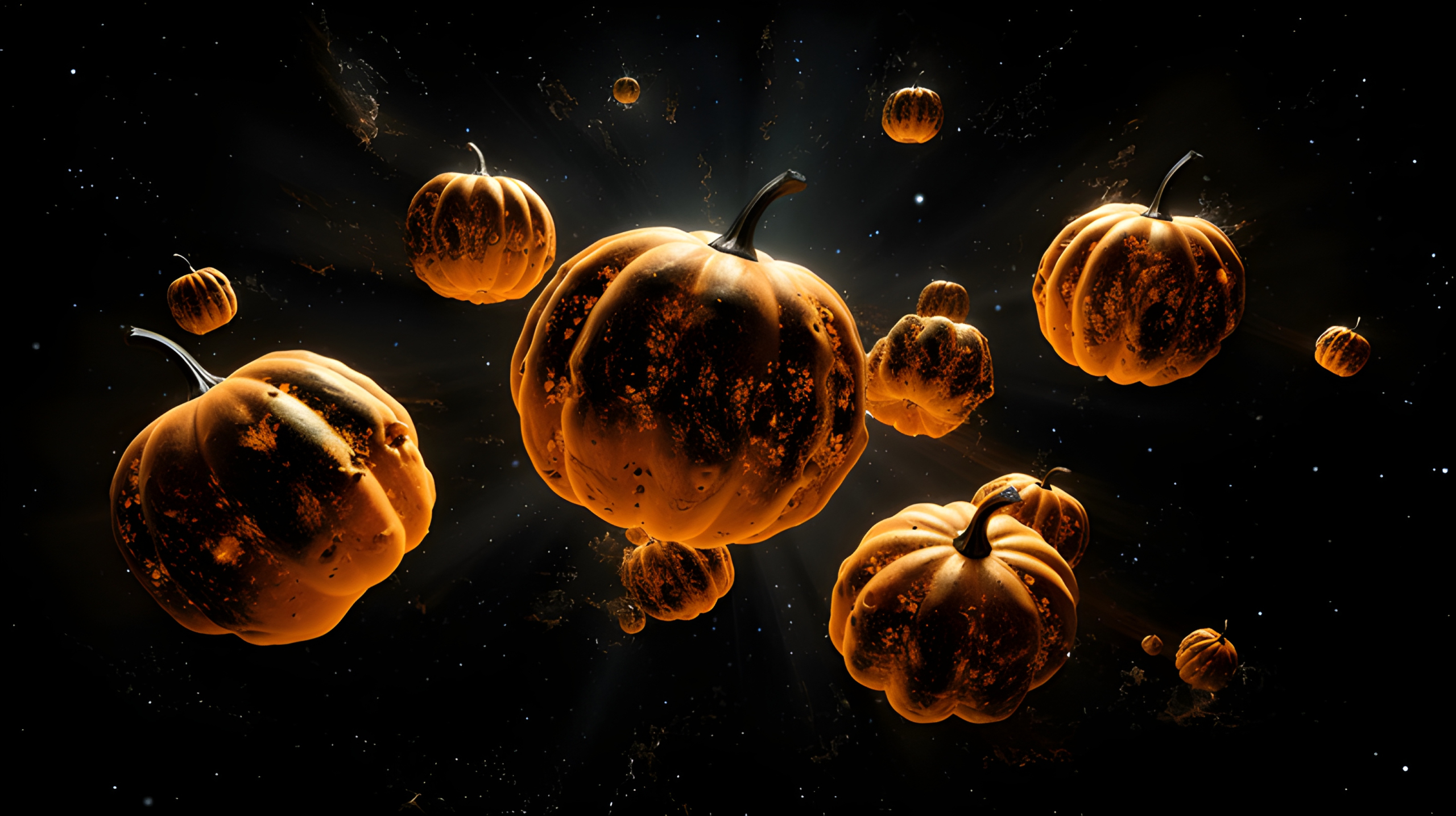 Pumpkins in space - Impossible Images - Unique stock images for ...