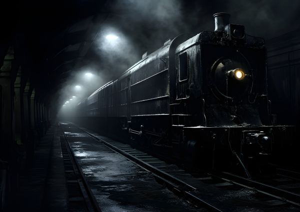 Spooky abandoned train - Impossible Images - Unique stock images for ...