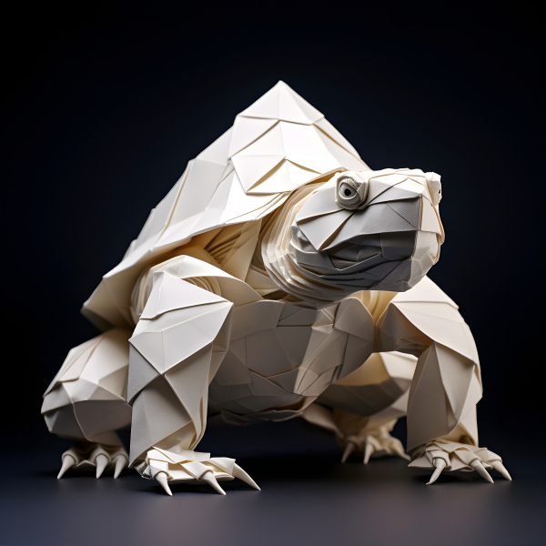 Tortoise origami - Impossible Images - Unique stock images for ...