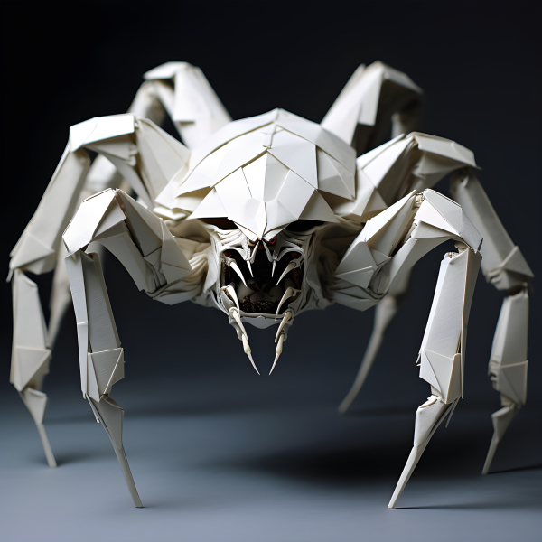 Spider origami - Impossible Images - Unique stock images for commercial ...