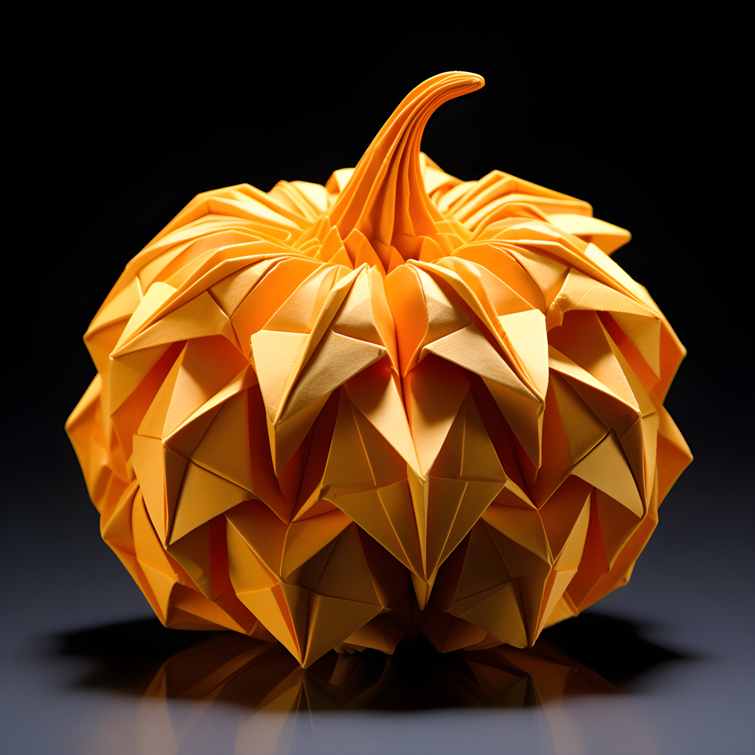 Pumpkin origami - Impossible Images - Unique stock images for ...