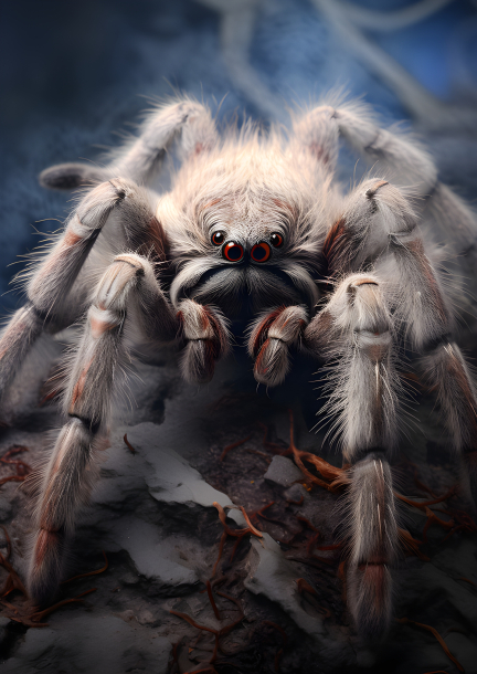 A white furry spider - Impossible Images - Unique stock images for ...