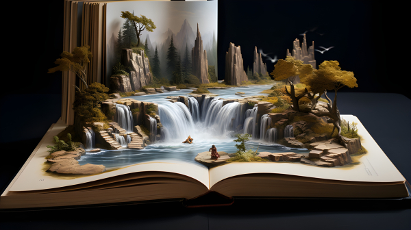 Popout book - Impossible Images - Unique stock images for commercial use.