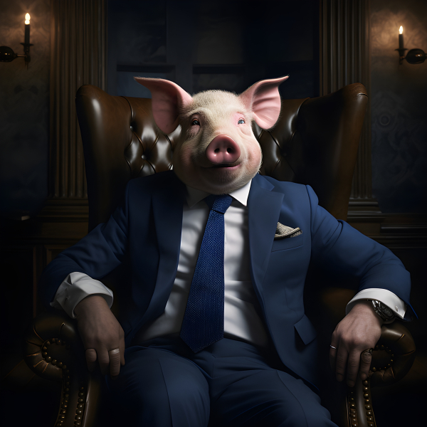 A pig prime minister - Impossible Images - Unique stock images for ...