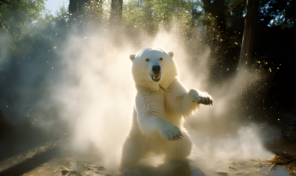 A dancing polar bear - Impossible Images - Unique stock images for ...