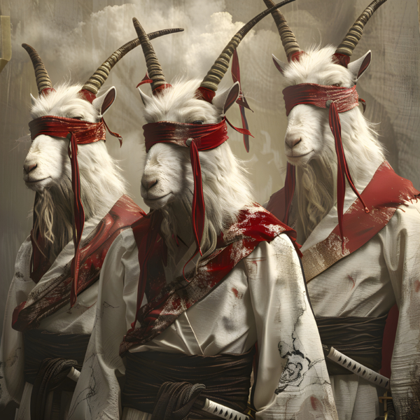 Blind goat ninjas - Impossible Images - Unique stock images for ...