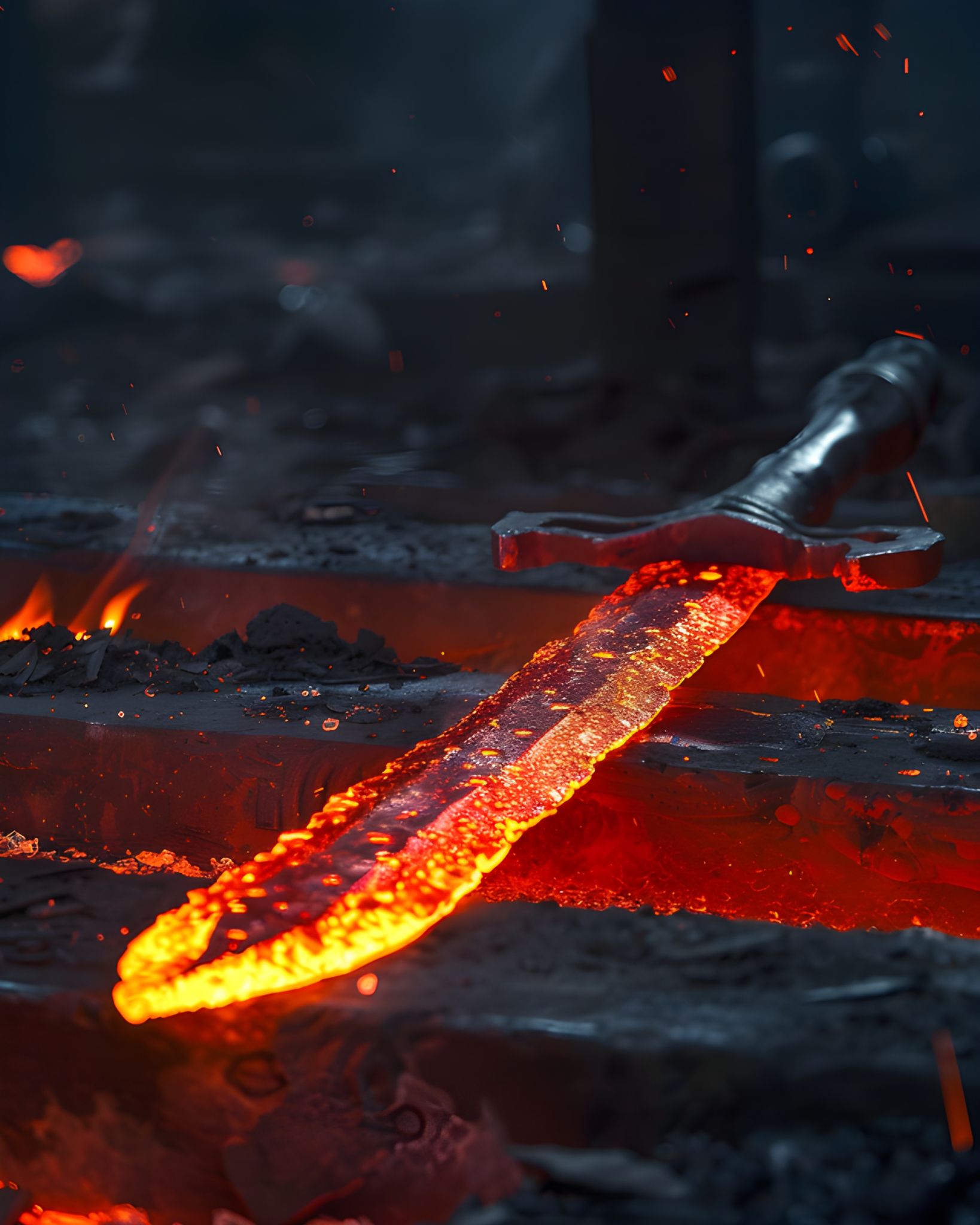 Steel forged sword - Impossible Images - Unique stock images for ...