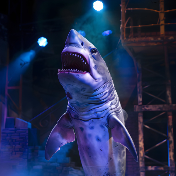 A shark performing in the West End - Impossible Images - Unique stock ...
