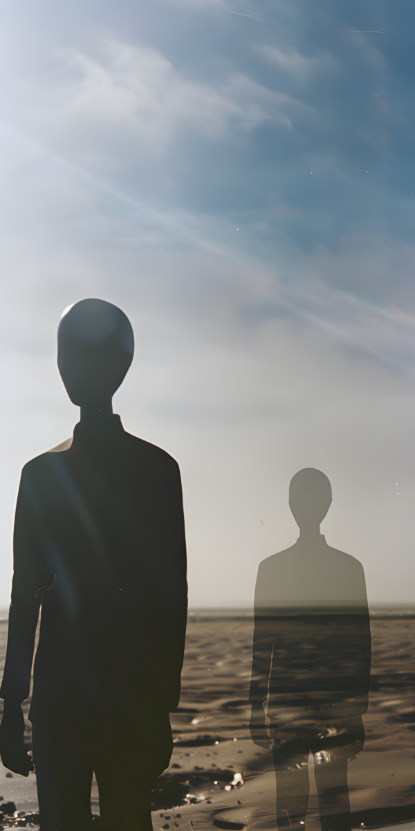 Quantum beings, capable of existing in multiple places at once ...