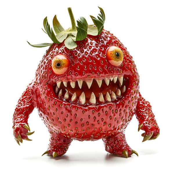 The Terrifying Strawberry Monster With Ferocious Teeth - Impossible ...