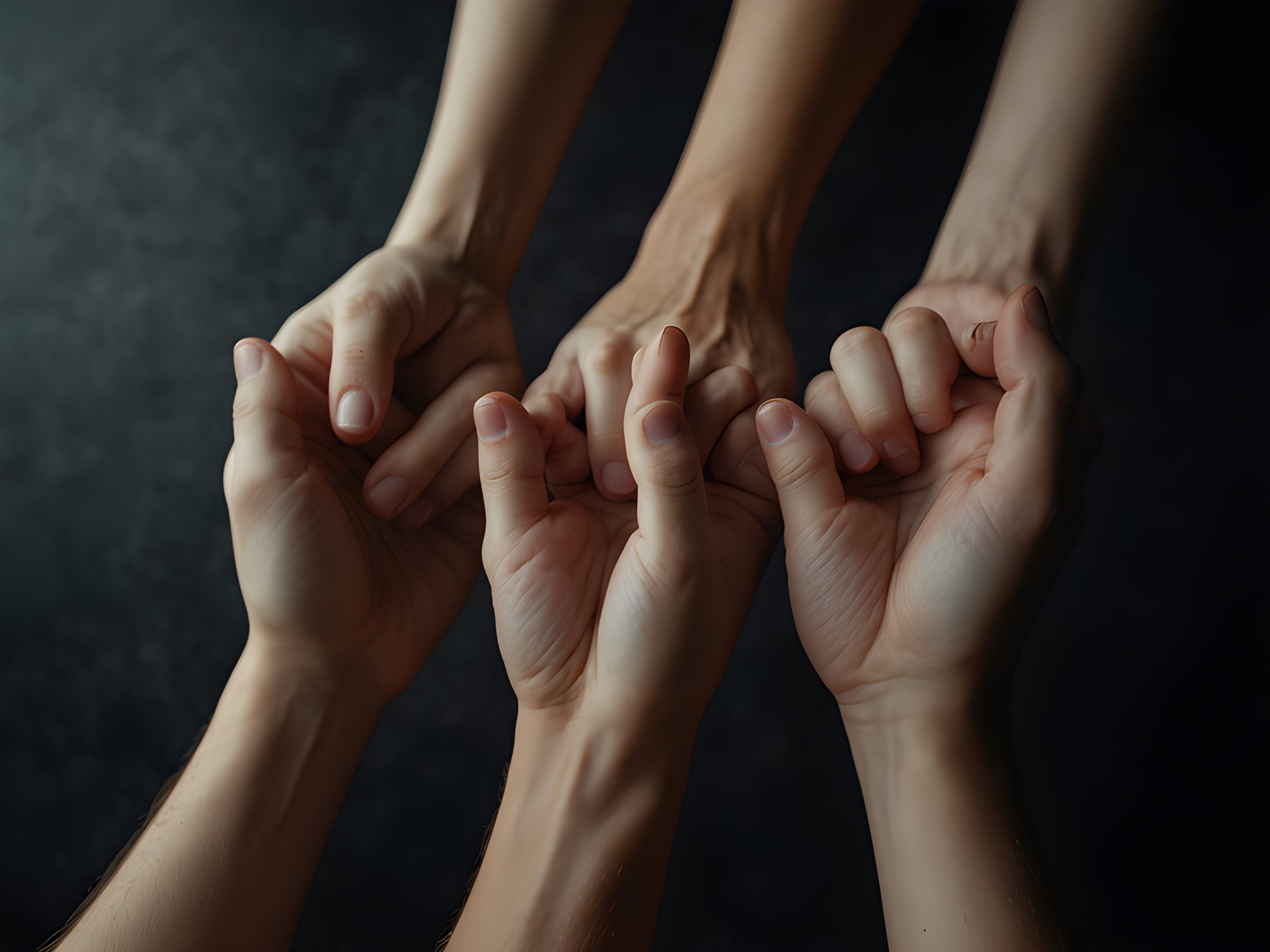 Intertwined Hands: A Symbol of Unity and Trust - Impossible Images ...