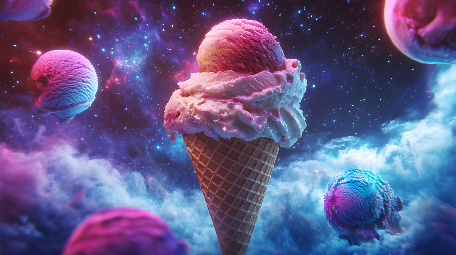 Cosmic Ice Cream Cone Amongst The Stars - Impossible Images - Unique ...