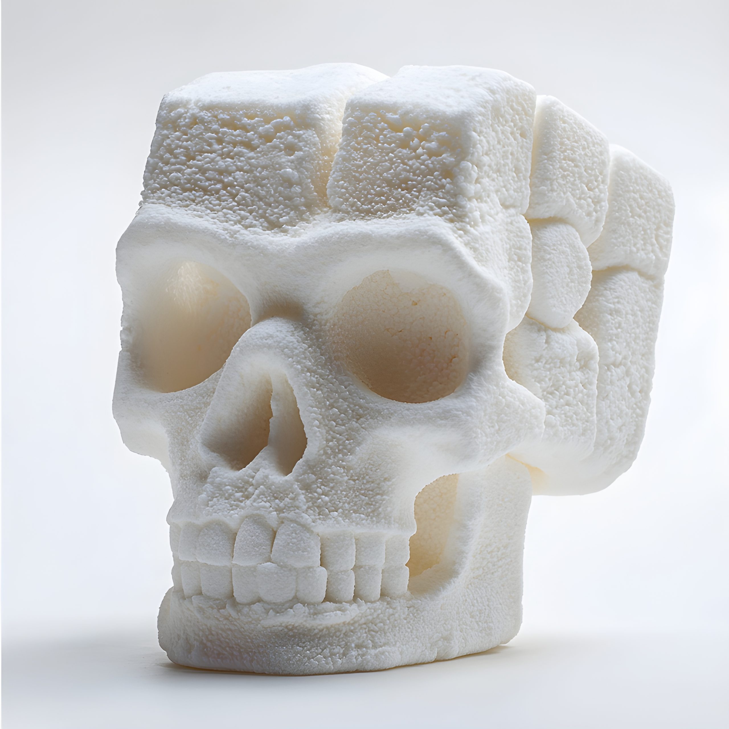 Sugar Skull Sculpture: A Delicate and Ethereal Representation of ...