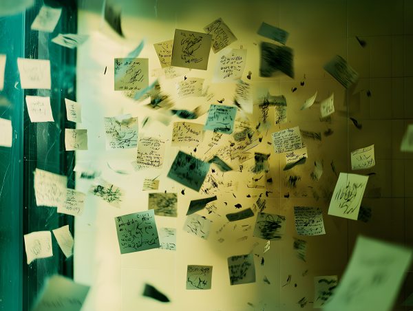 Ephemeral Notes of an Unfolding Story in a Green-Tinted Room ...