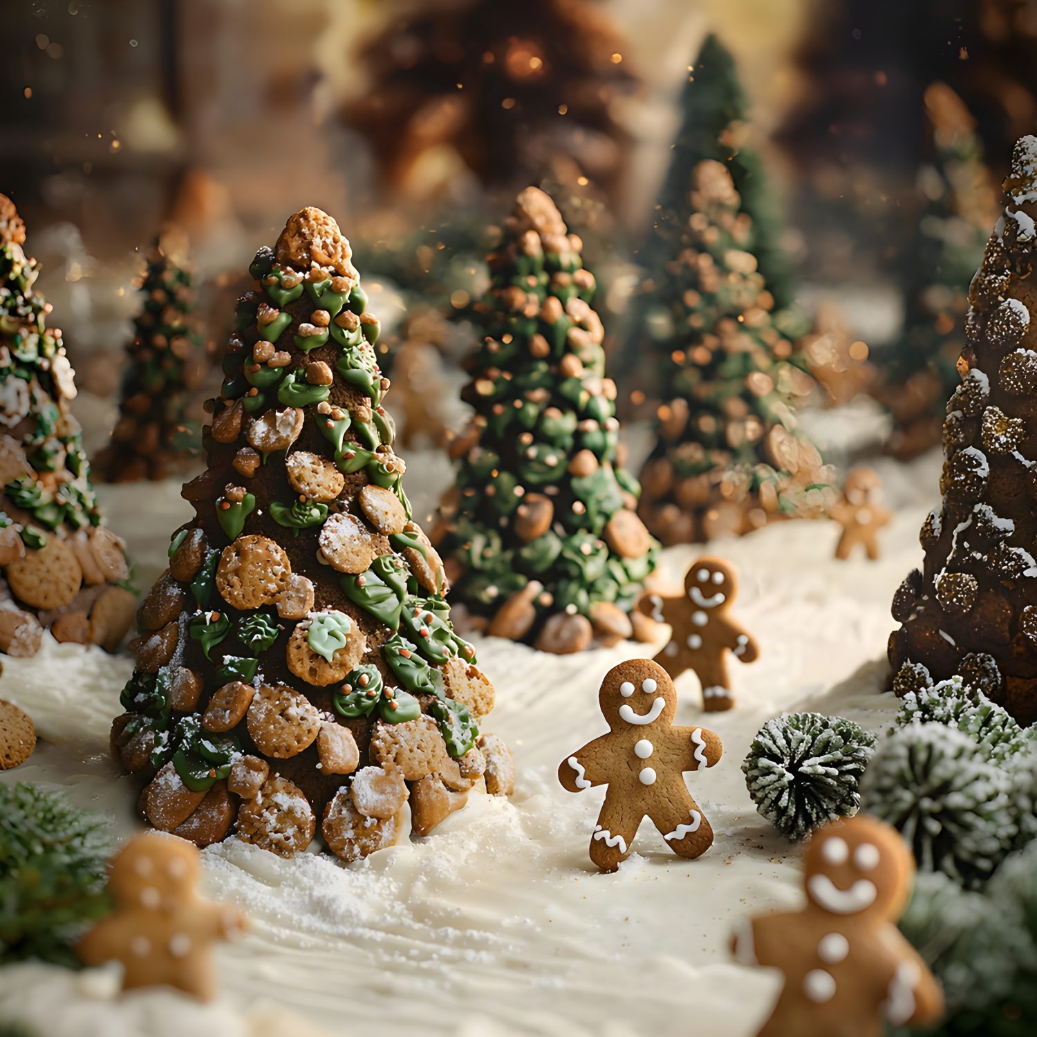 Gingerbread Men Explore a Winter Wonderland of Cookie Trees ...