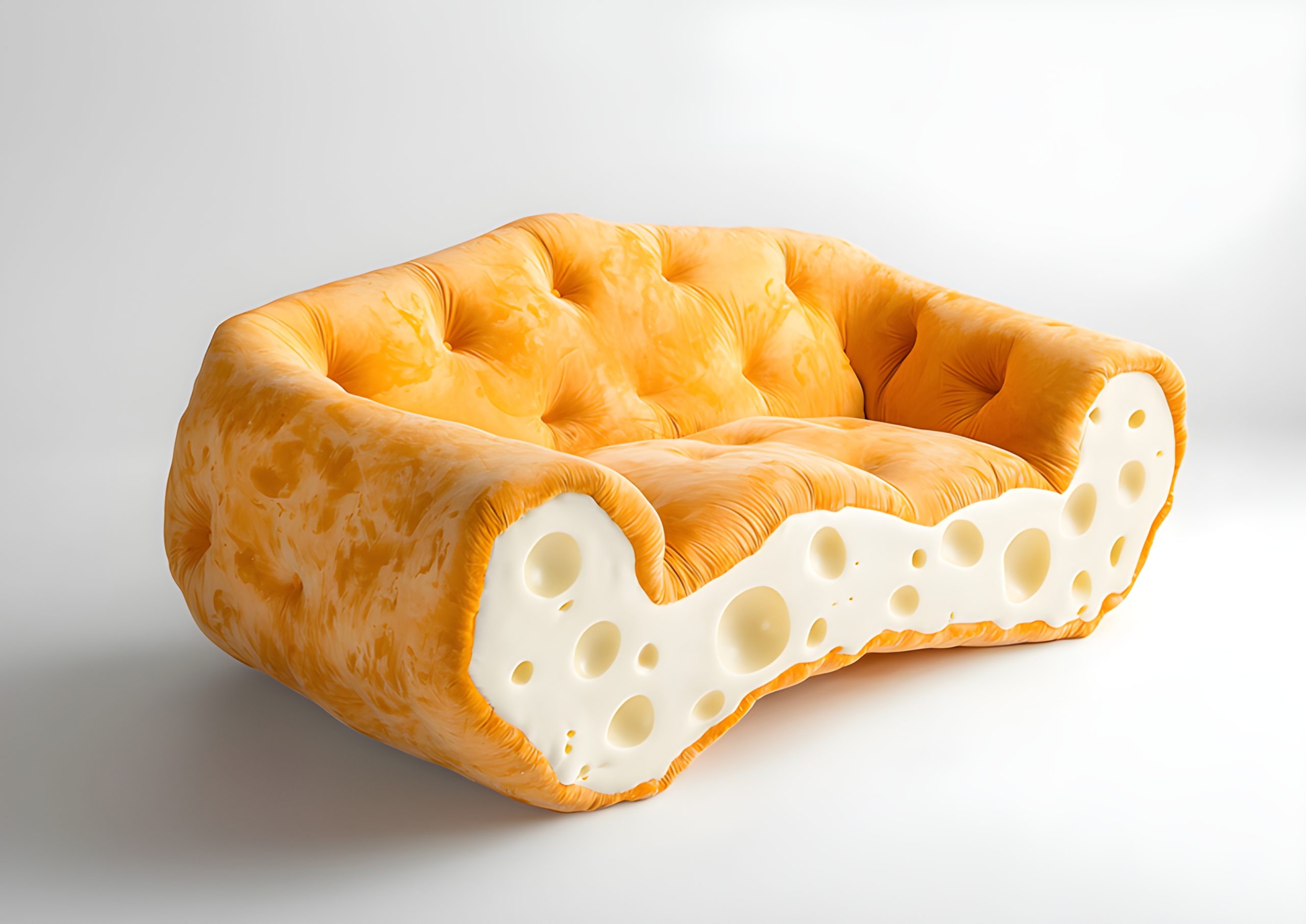 A Cheese Sofa Designed For A Dreamy World Of Gourmet Comfort ...