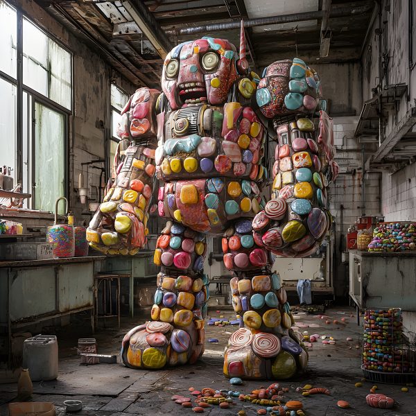 The Candy Coated Colossus in a Derelict Factory - Impossible Images ...