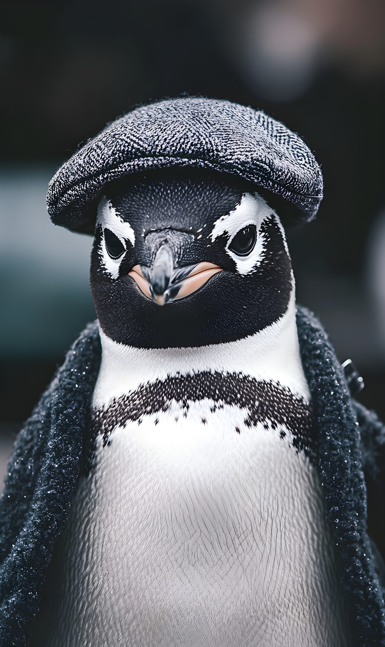 Penguin in a Flat Cap: A Dapper Bird - Impossible Images - Unique stock ...