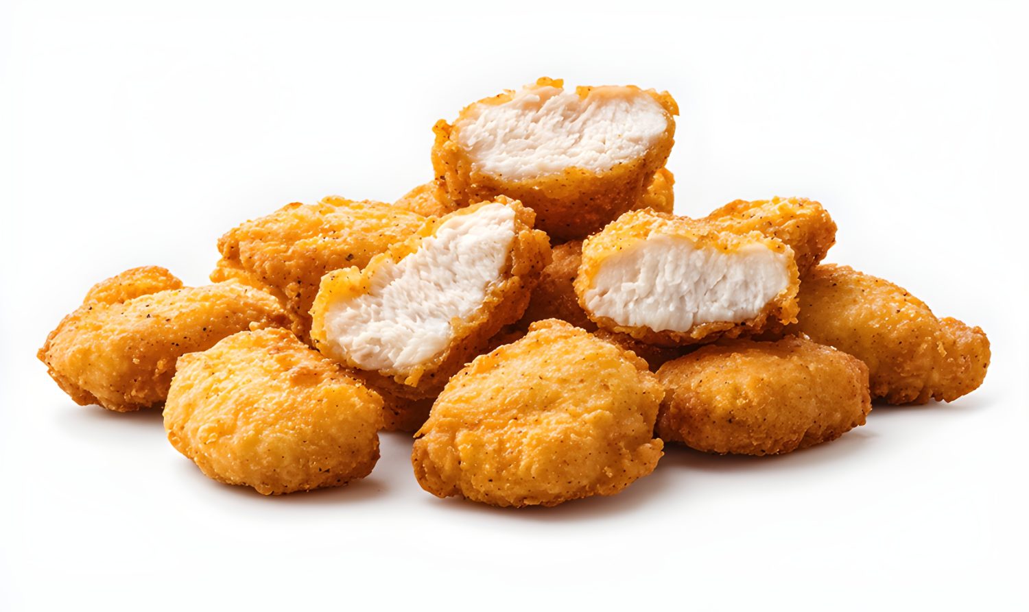 Crispy Golden Chicken Nuggets Close-Up Shot - Impossible Images ...