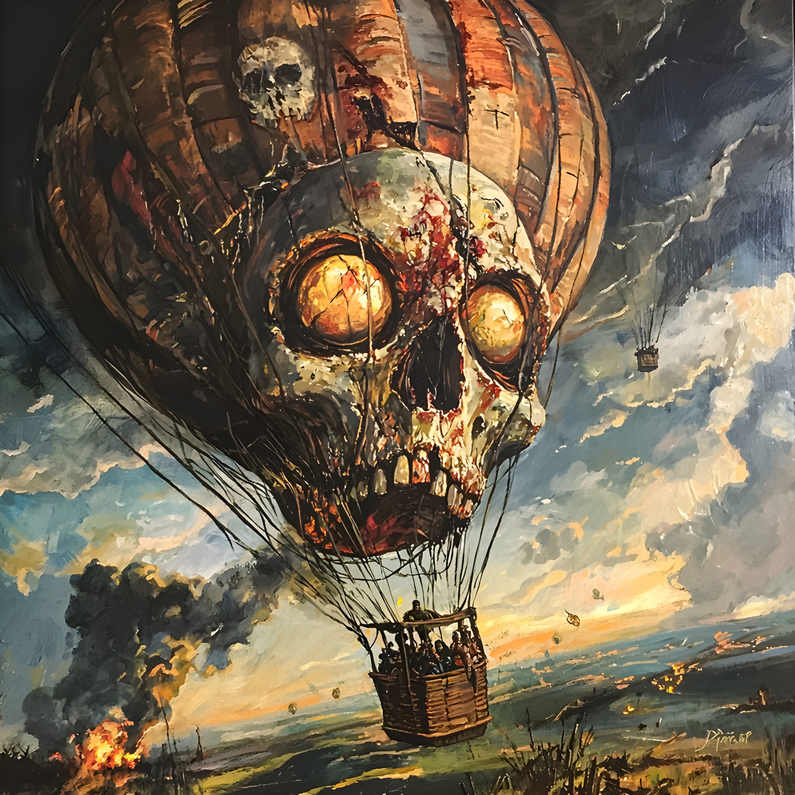 Skull-Shaped Hot Air Balloon of Death Rides Again - Impossible Images ...