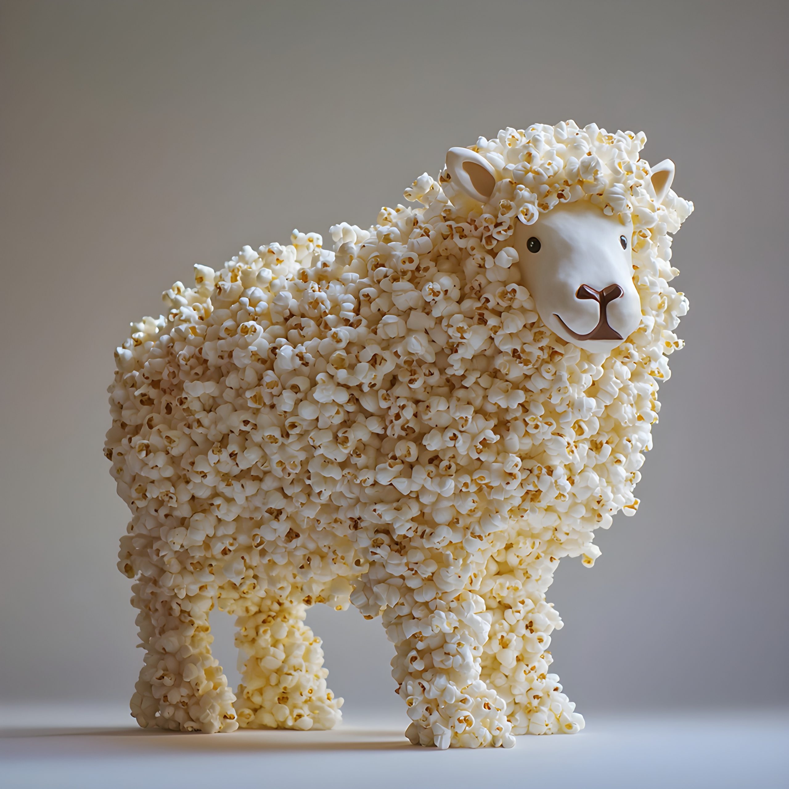 Popcorn Sheep - Impossible Images - Unique stock images for commercial use.
