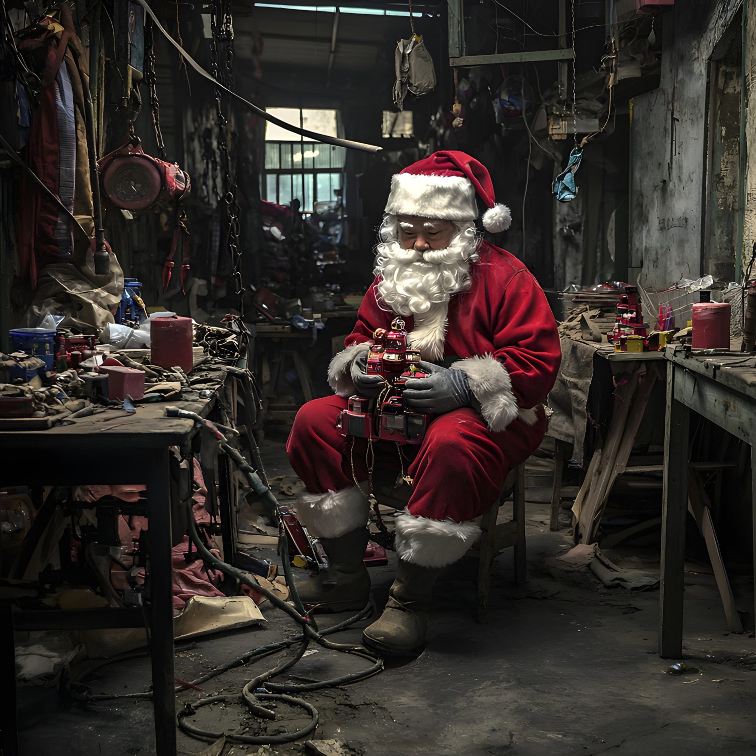Santa's Workshop Repair - Impossible Images - Unique stock images for ...