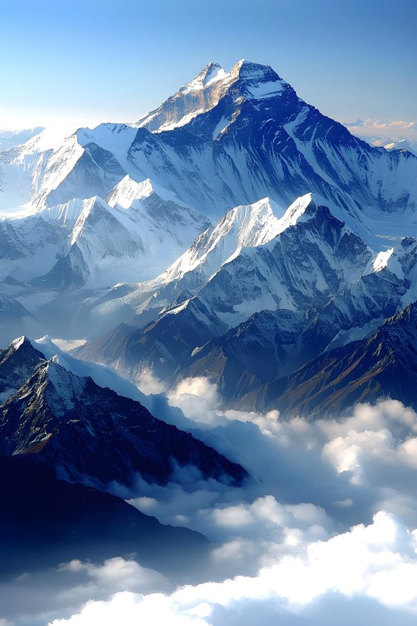 Himalayan Majesty Above Clouds - Impossible Images - Unique stock ...