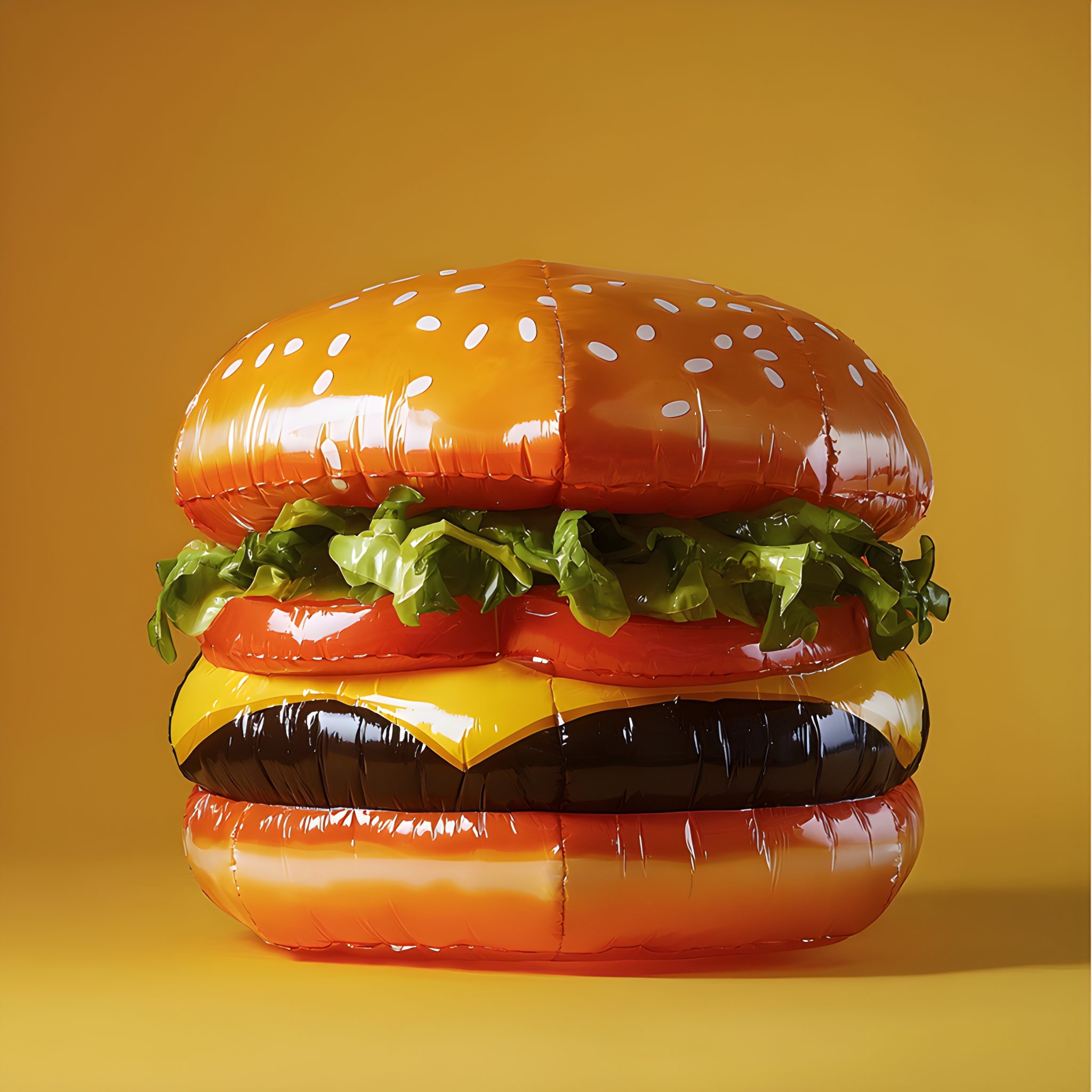 Inflatable Burger Delight - Impossible Images - Unique stock images for ...
