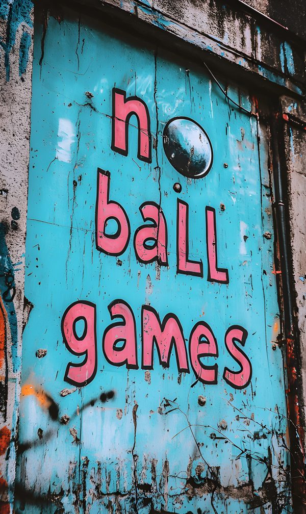 No Ball Games Graffiti Art - Impossible Images - Unique stock images ...
