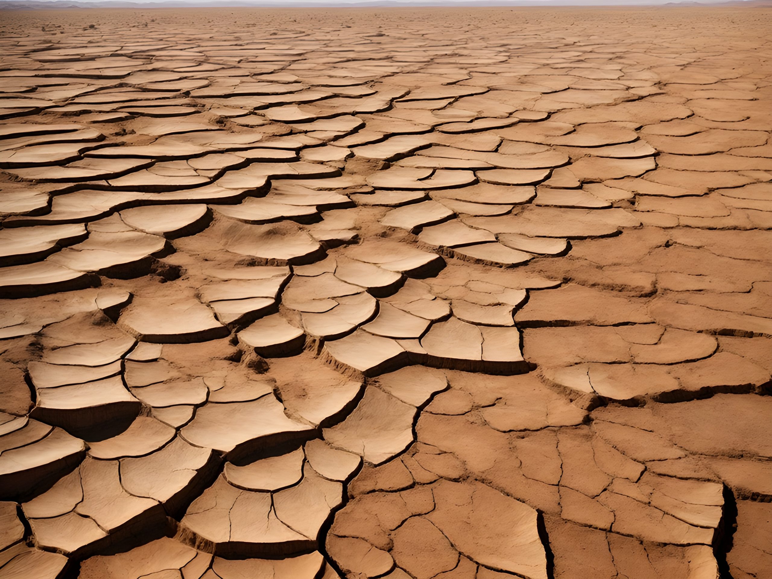 Cracked Earth Desert Landscape - Impossible Images - Unique stock ...