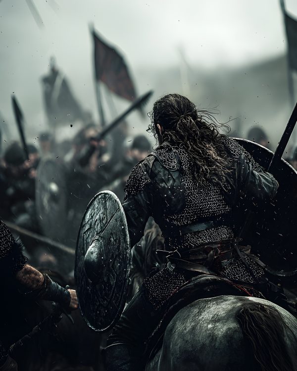Viking Warrior Amidst the Fray - Impossible Images - Unique stock ...