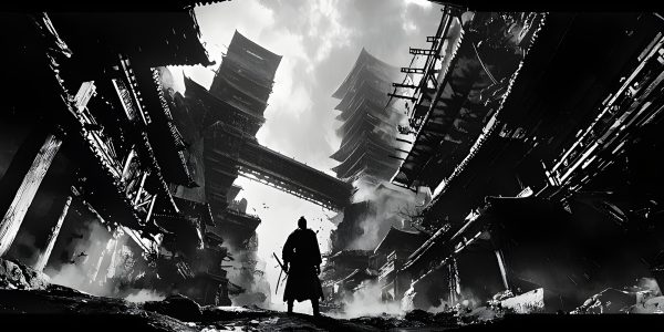 Samurai in Ruins - Impossible Images - Unique stock images for ...