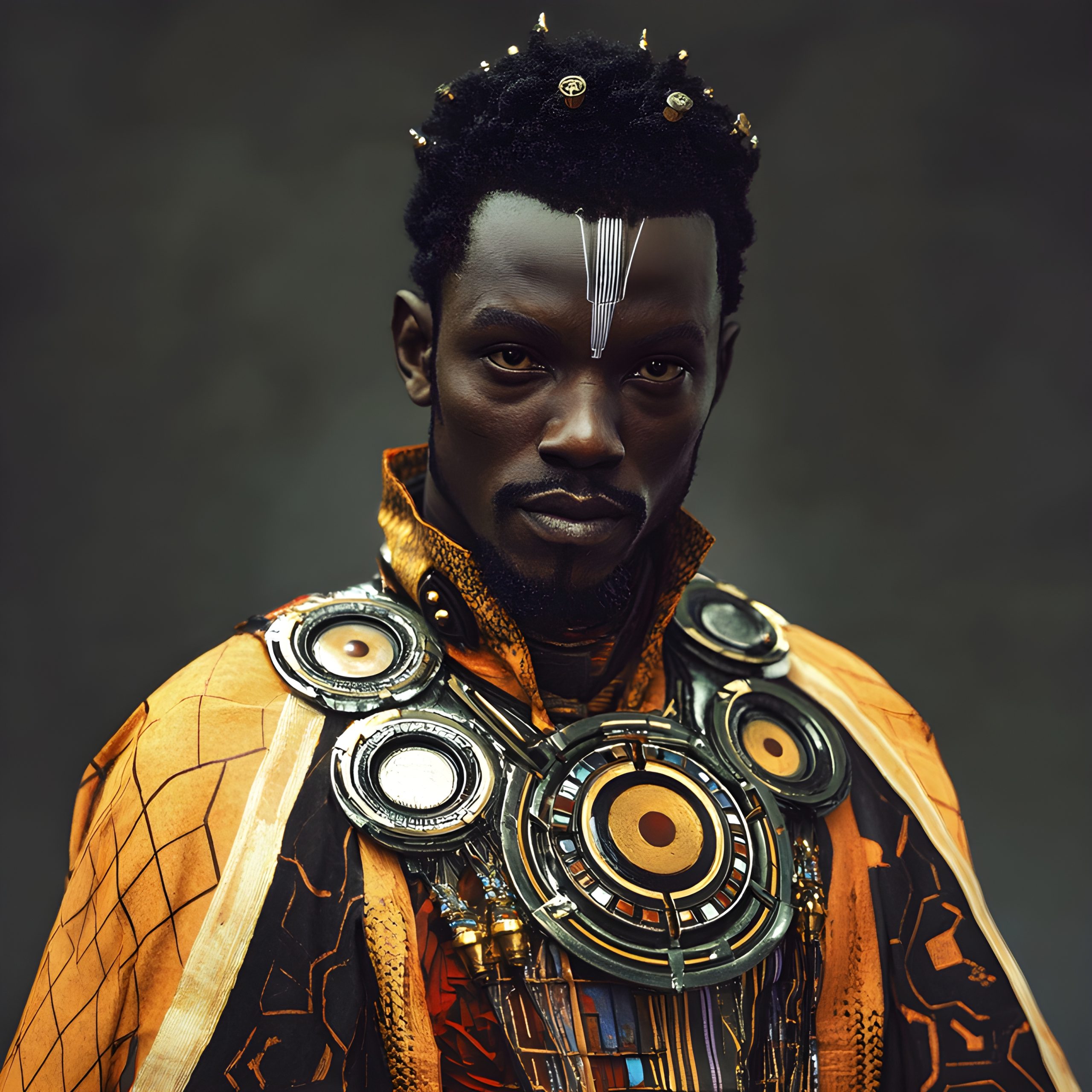 African King in Golden Attire - Impossible Images - Unique stock images ...