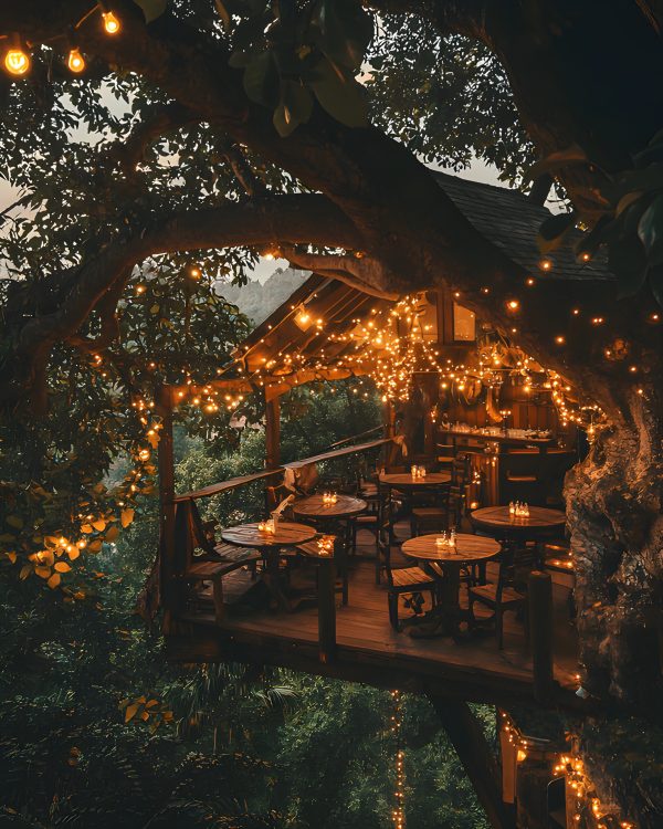 Enchanted Treetop Bar & Bistro - Impossible Images - Unique stock ...