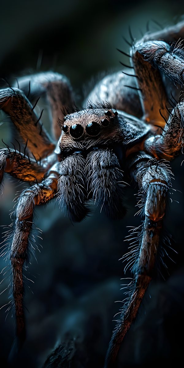 Dark Huntsman Spider Macro - Impossible Images - Unique stock images ...