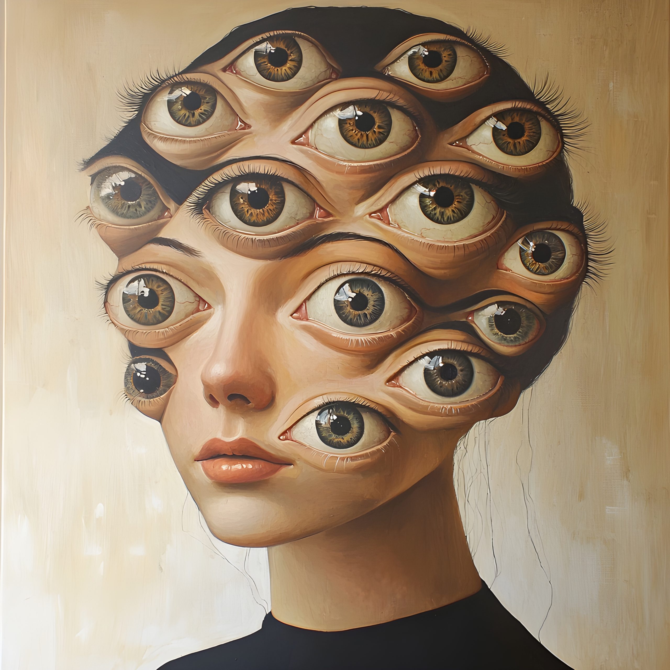 Woman with Many Eyes - Impossible Images - Unique stock images for ...