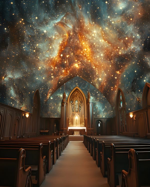 Cosmic Cathedral Celestial Ceiling - Impossible Images - Unique stock ...