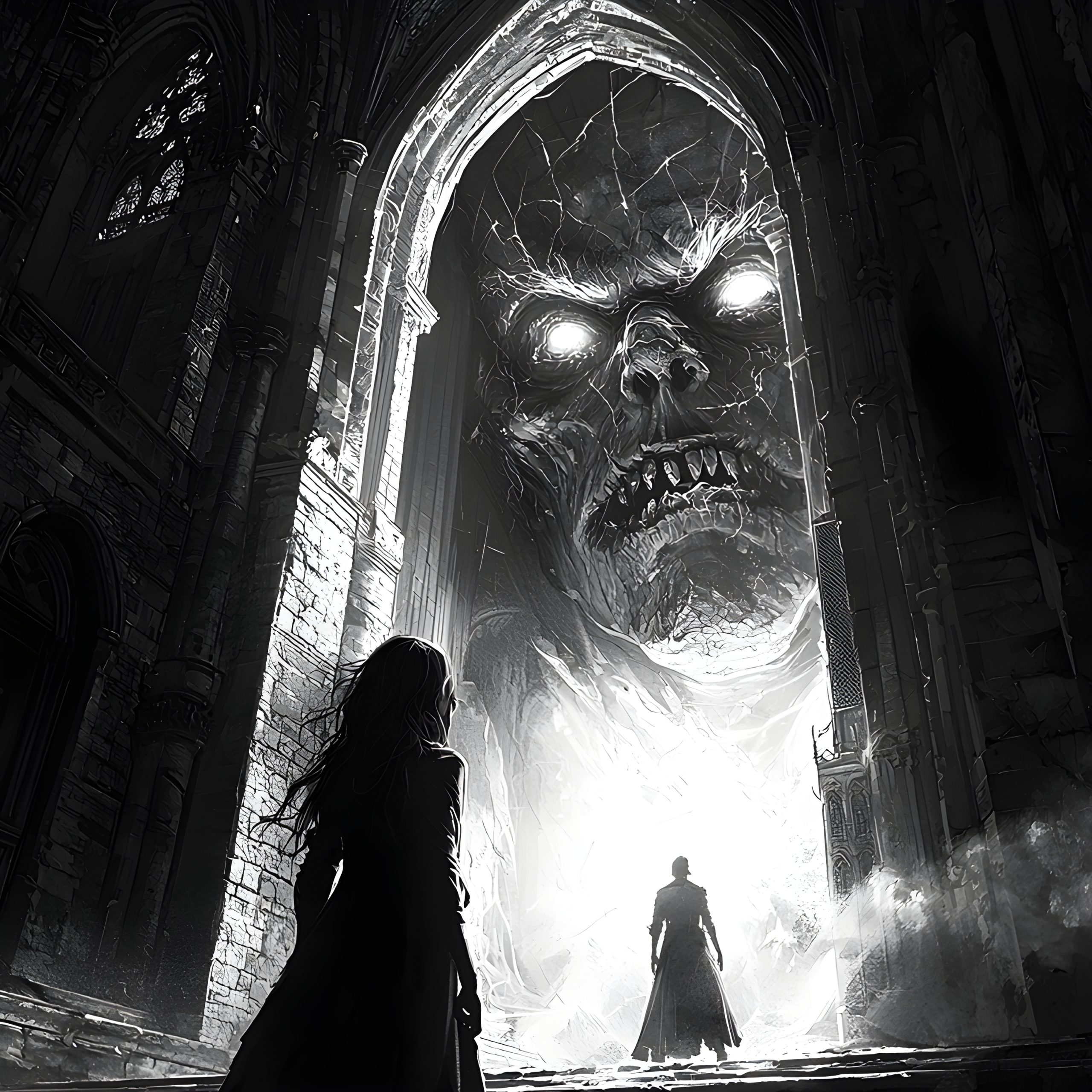 Gothic Horror's Gate Confronting the Monolith Shadow of the Colossus ...