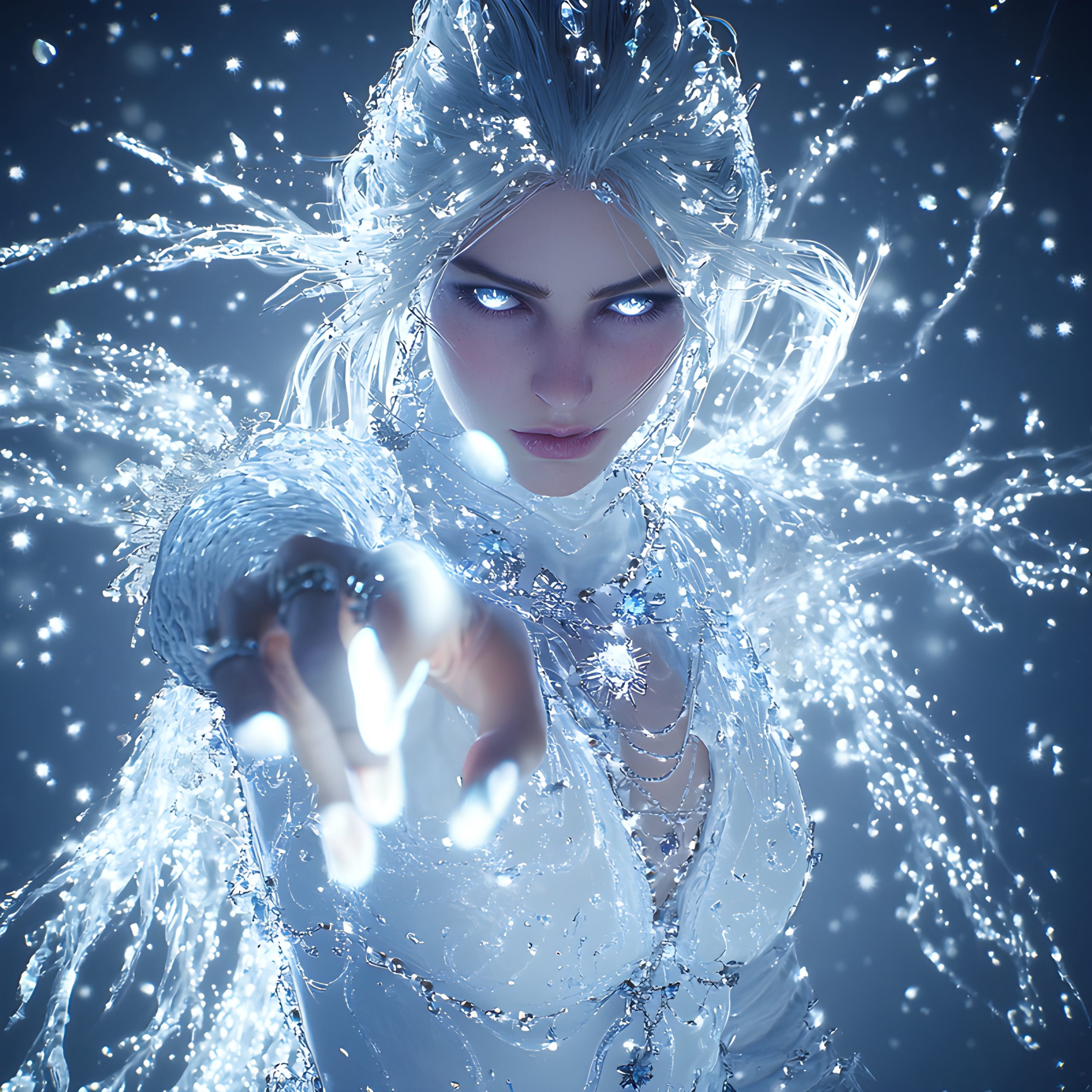 Ice Queen's Frozen Touch - Impossible Images - Unique stock images for ...