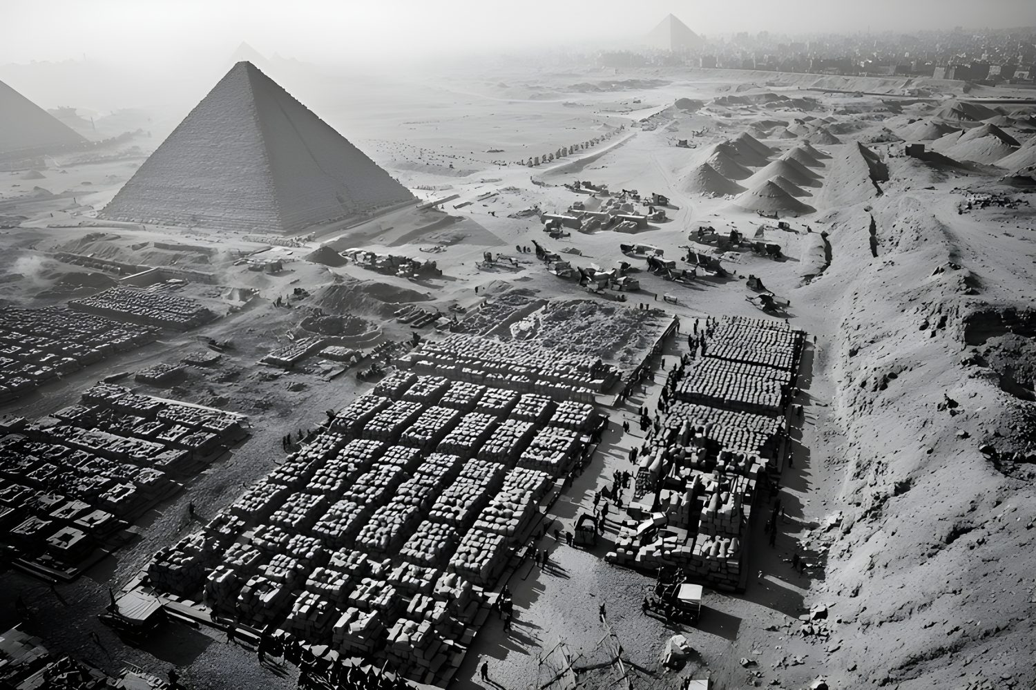 Pyramid Construction Materials Giza - Impossible Images - Unique stock ...