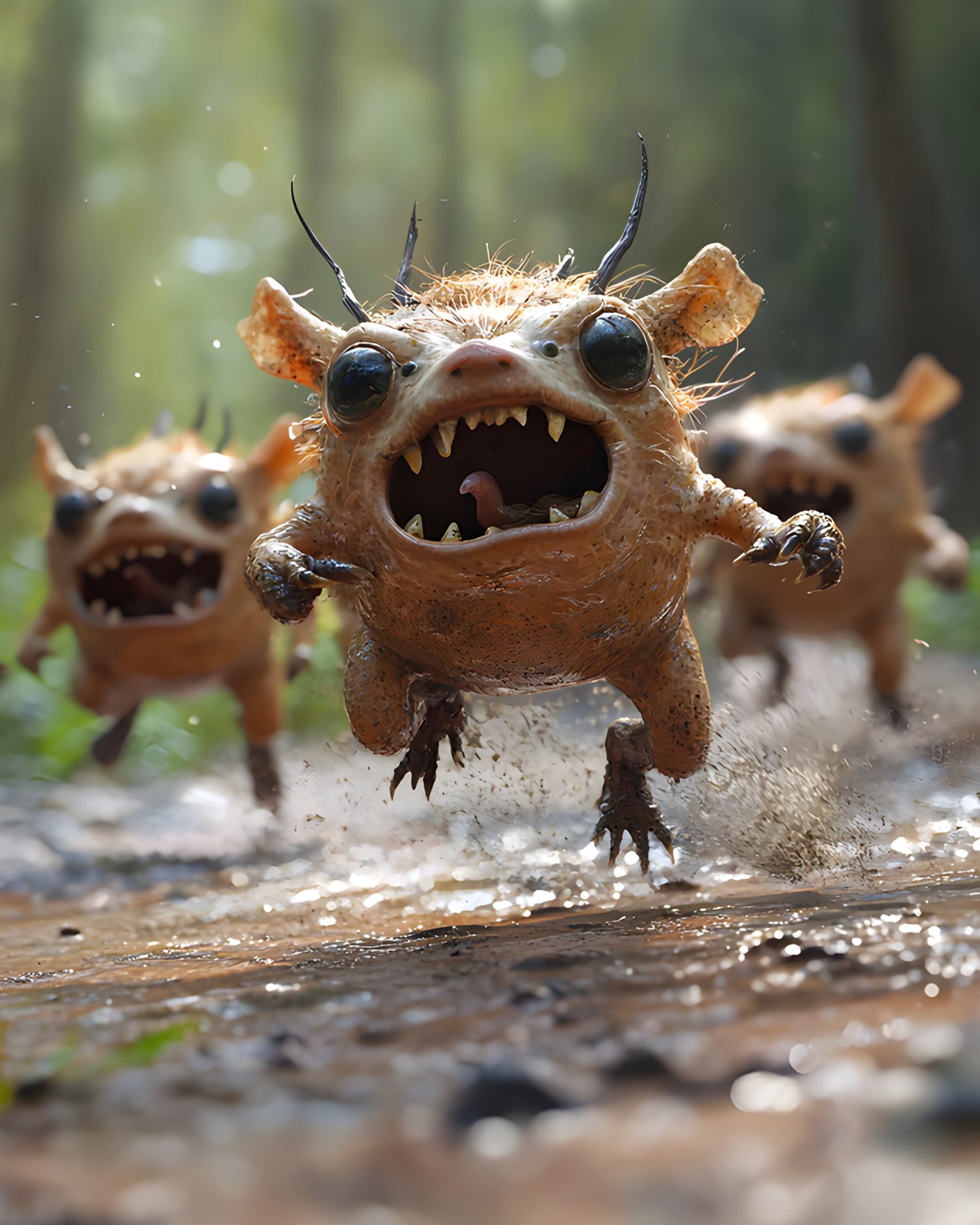 Muddy Monster Mayhem - Impossible Images - Unique stock images for ...