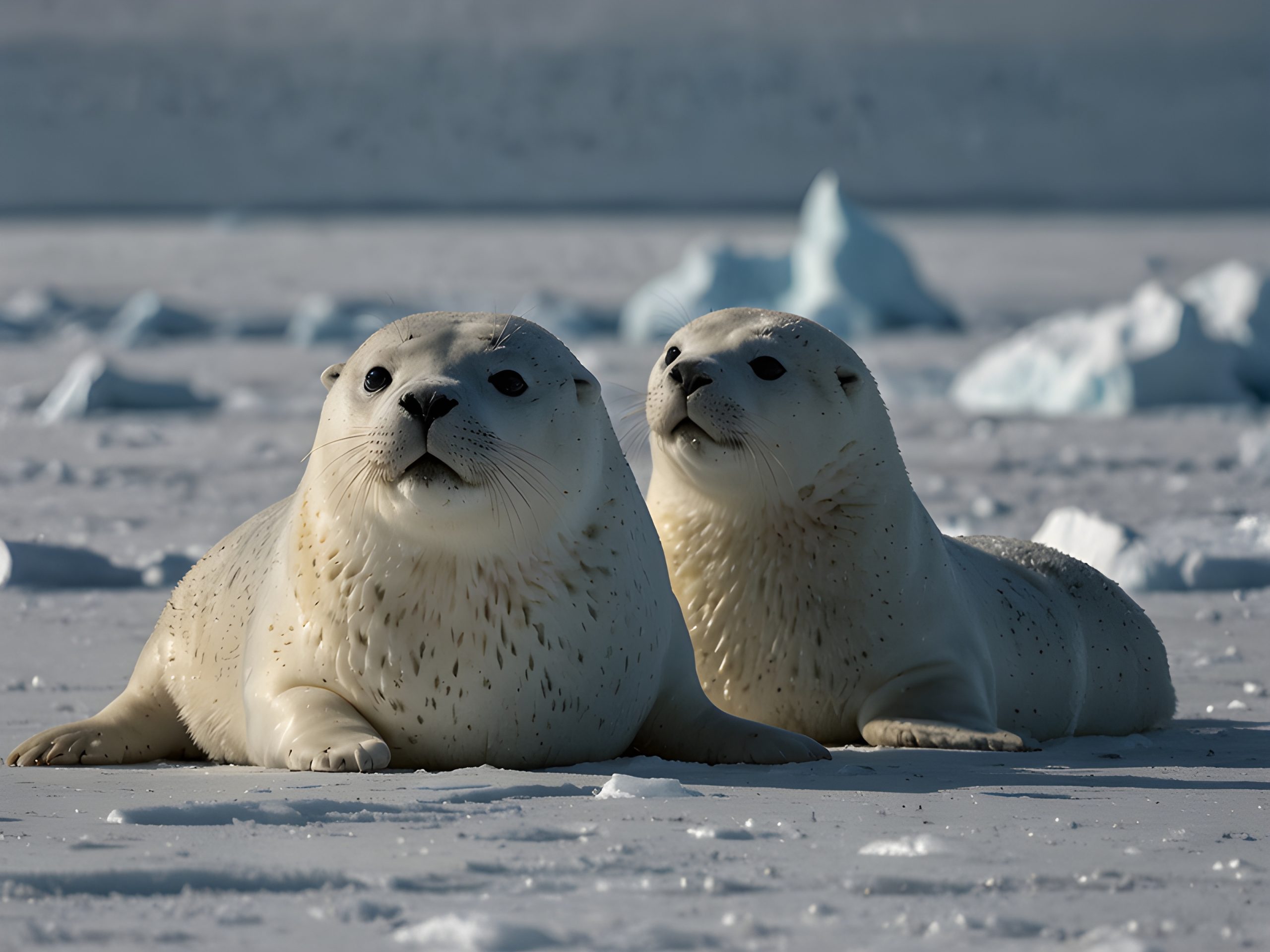 Arctic Seal Pups on Ice - Impossible Images - Unique stock images for ...