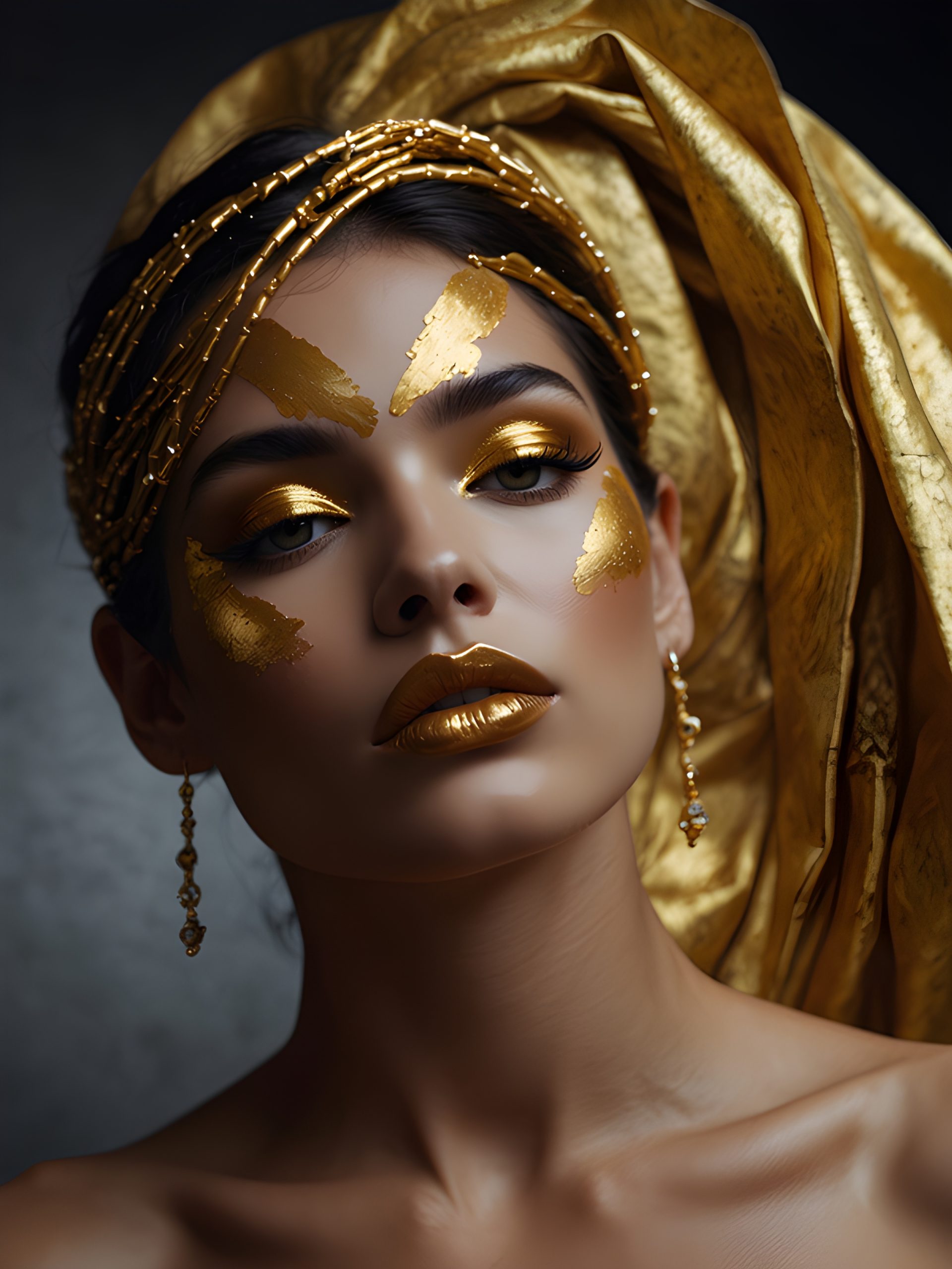 Golden Goddess Portrait - Impossible Images - Unique stock images for ...