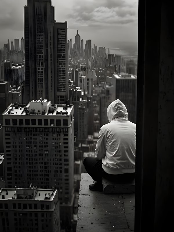 Urban Solitude: Cityscape View - Impossible Images - Unique stock ...