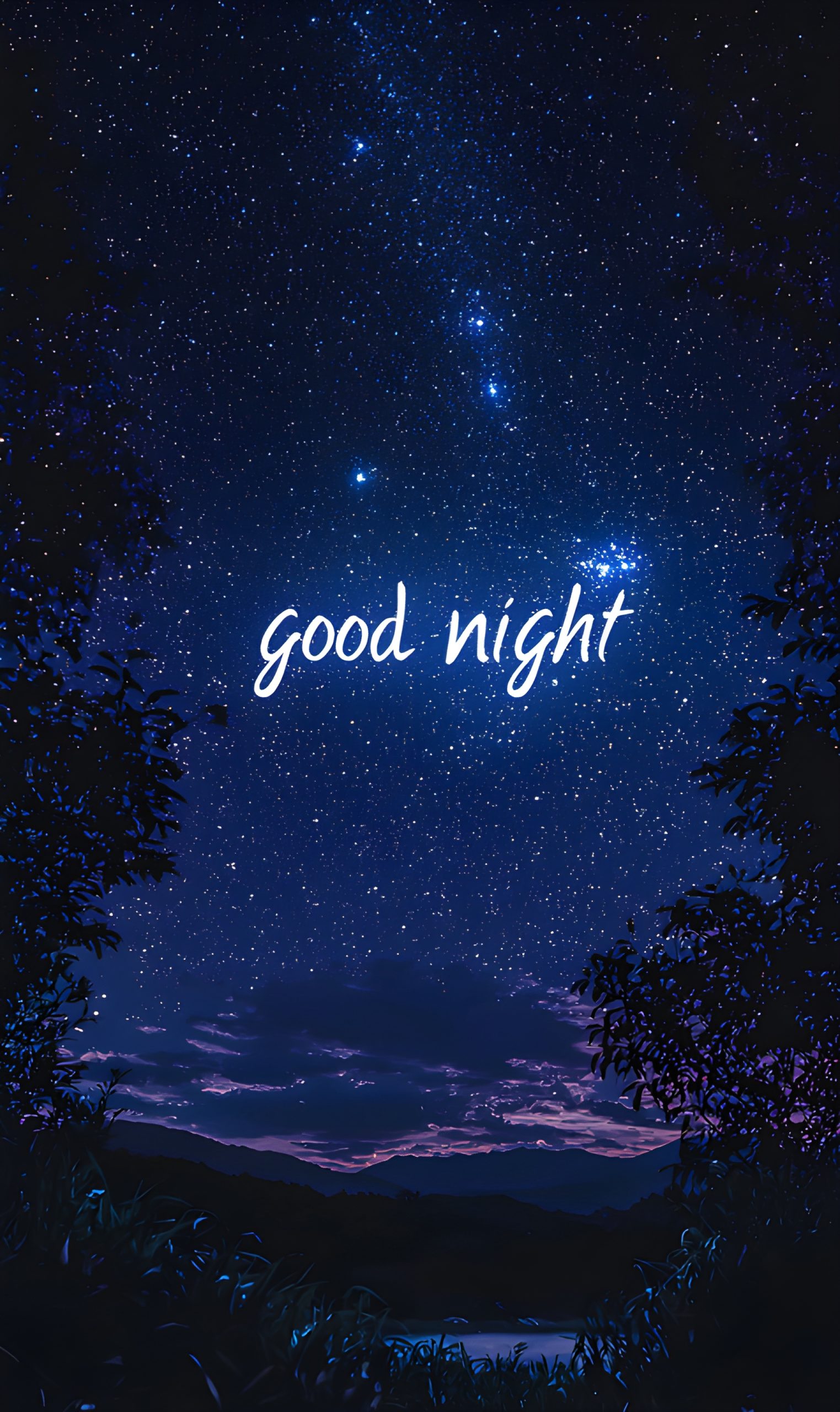 Starry Night Goodnight Wish - Impossible Images - Unique stock images ...