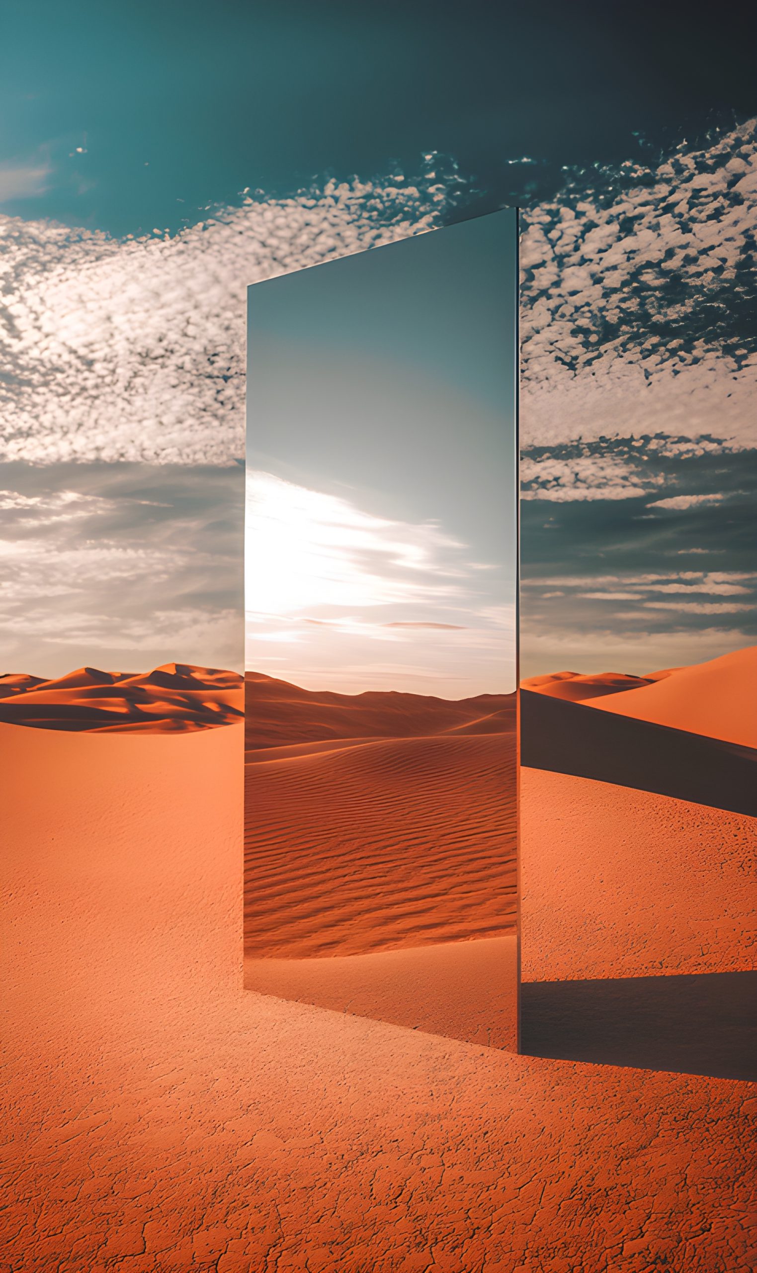 Desert Mirror Reflection - Impossible Images - Unique stock images for ...